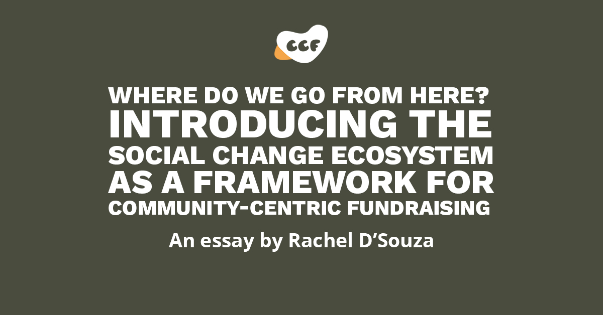 Where do we go from here? Introducing the Social Change Ecosystem as a ...