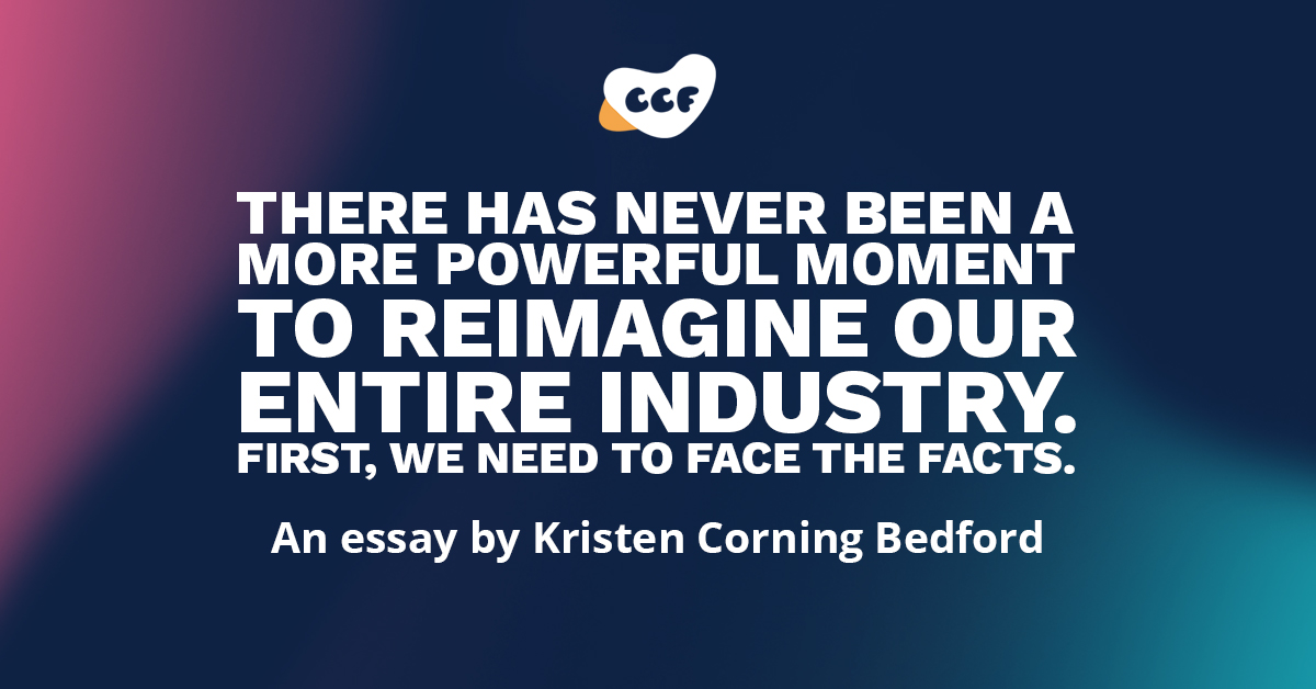There has never been a more powerful moment to reimagine our entire ...