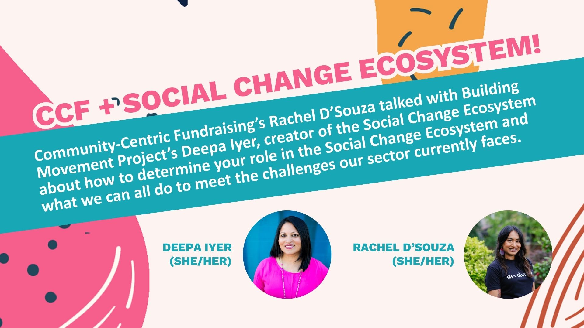 CCF + the Social Change Ecosystem with Deepa Iyer